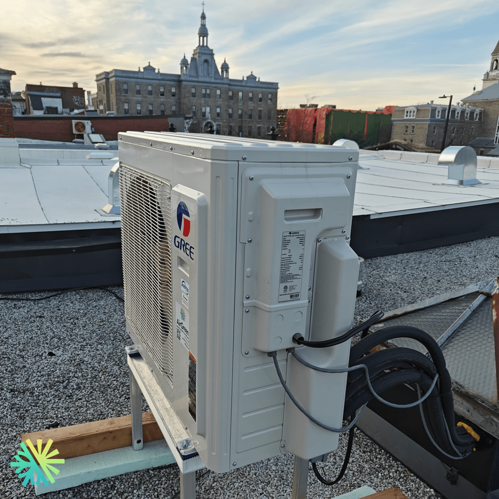 Installation Gree DoubleZone Heat Pump | Plateau-Mont-Royal, Montreal ...
