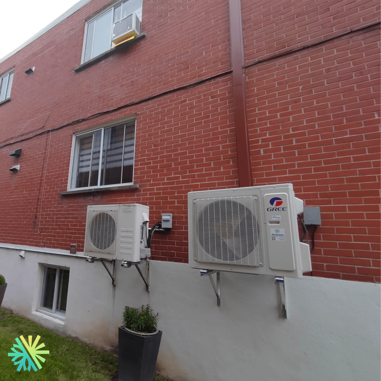 Installation of a GREE Sapphire Mini Split in Pointe-Claire – AirGreen ...