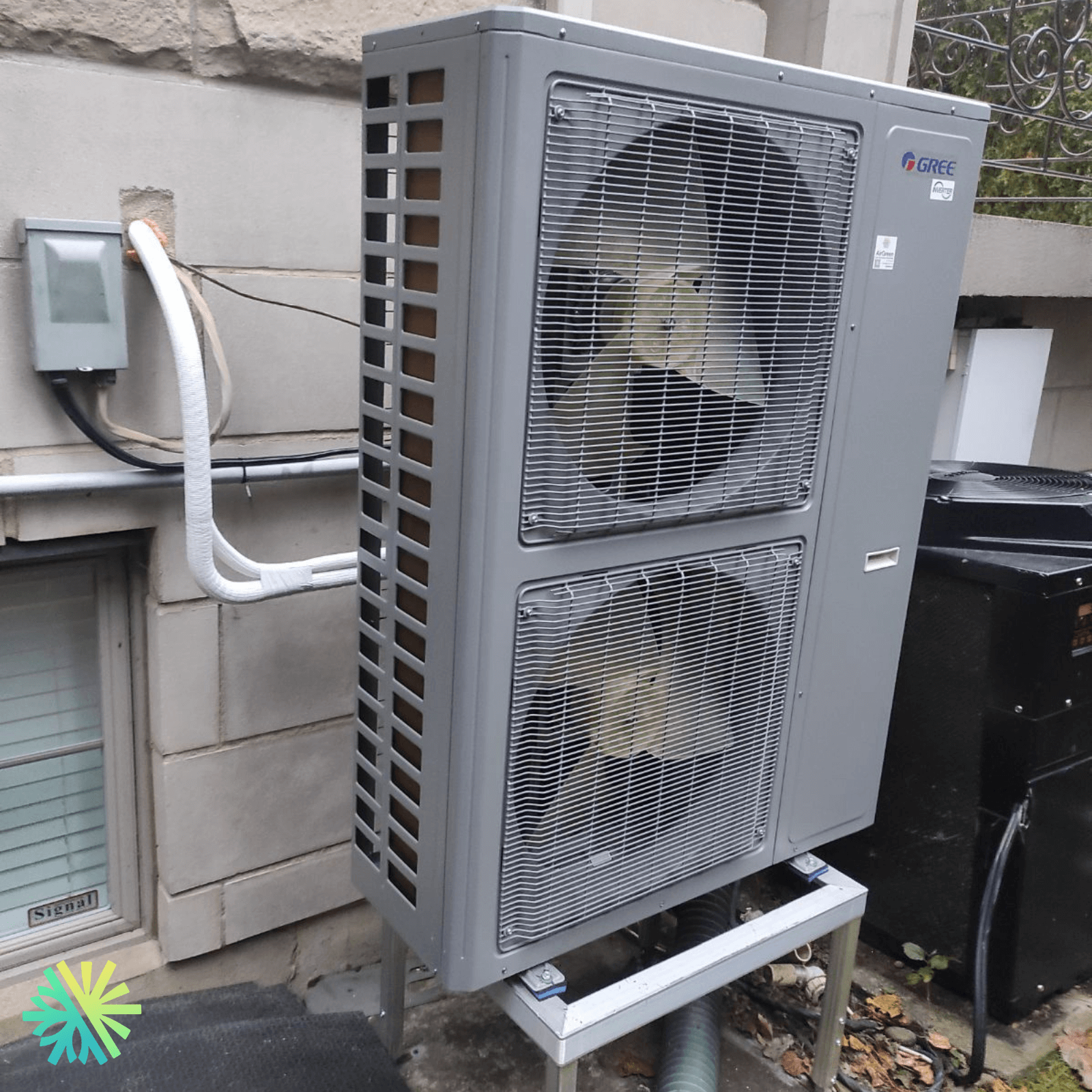 Installation of a GREE FLEXX Central Heat Pump in Nun's Island ...