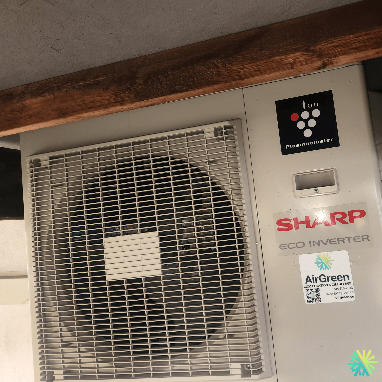 Installation d’une thermopompe murale Sharp à Rosemont–La Petite-Patri ...