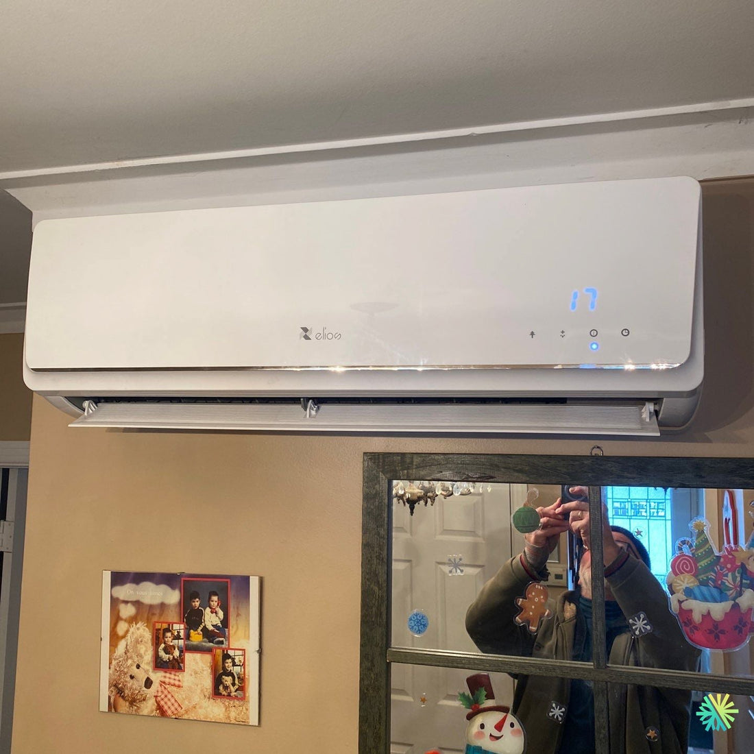 Installation d’une Elios (gamme murale) thermopompe murale à Saint-Léo