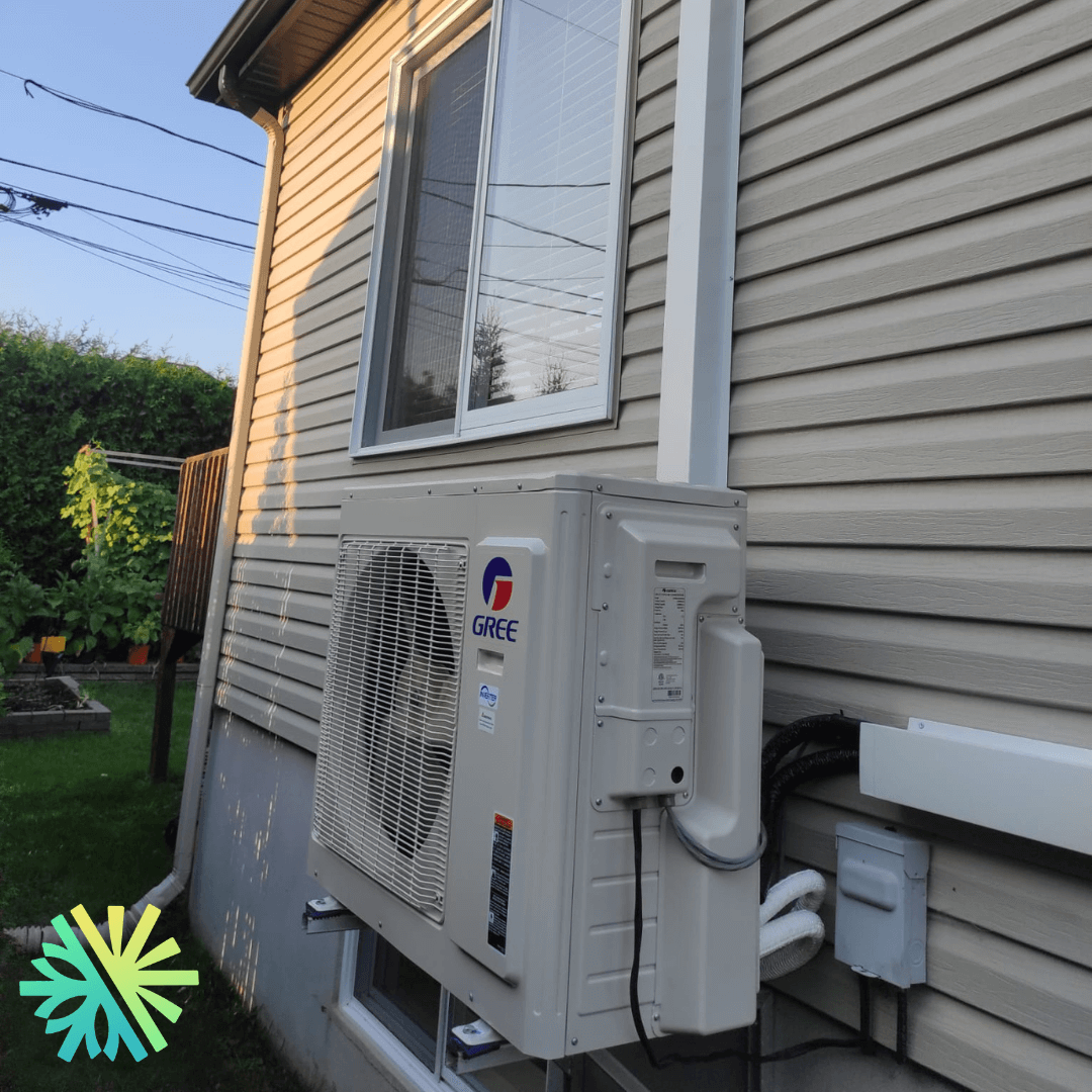 Installation Gree Multi+ Ultra DoubleZone Heat Pump in Saint-Lambert