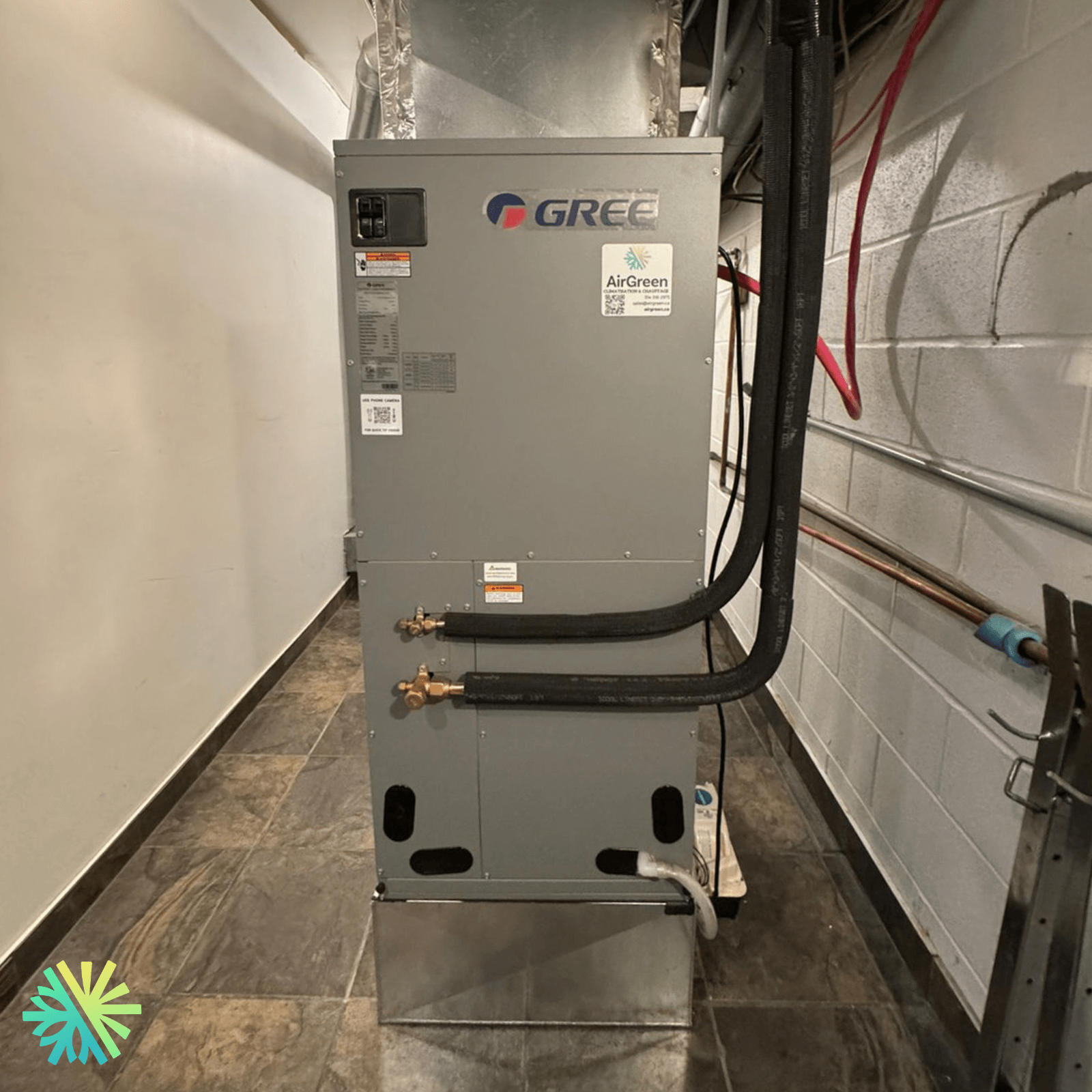 Installation of a Gree Flexx Electric Furnace in Nun's Island ...