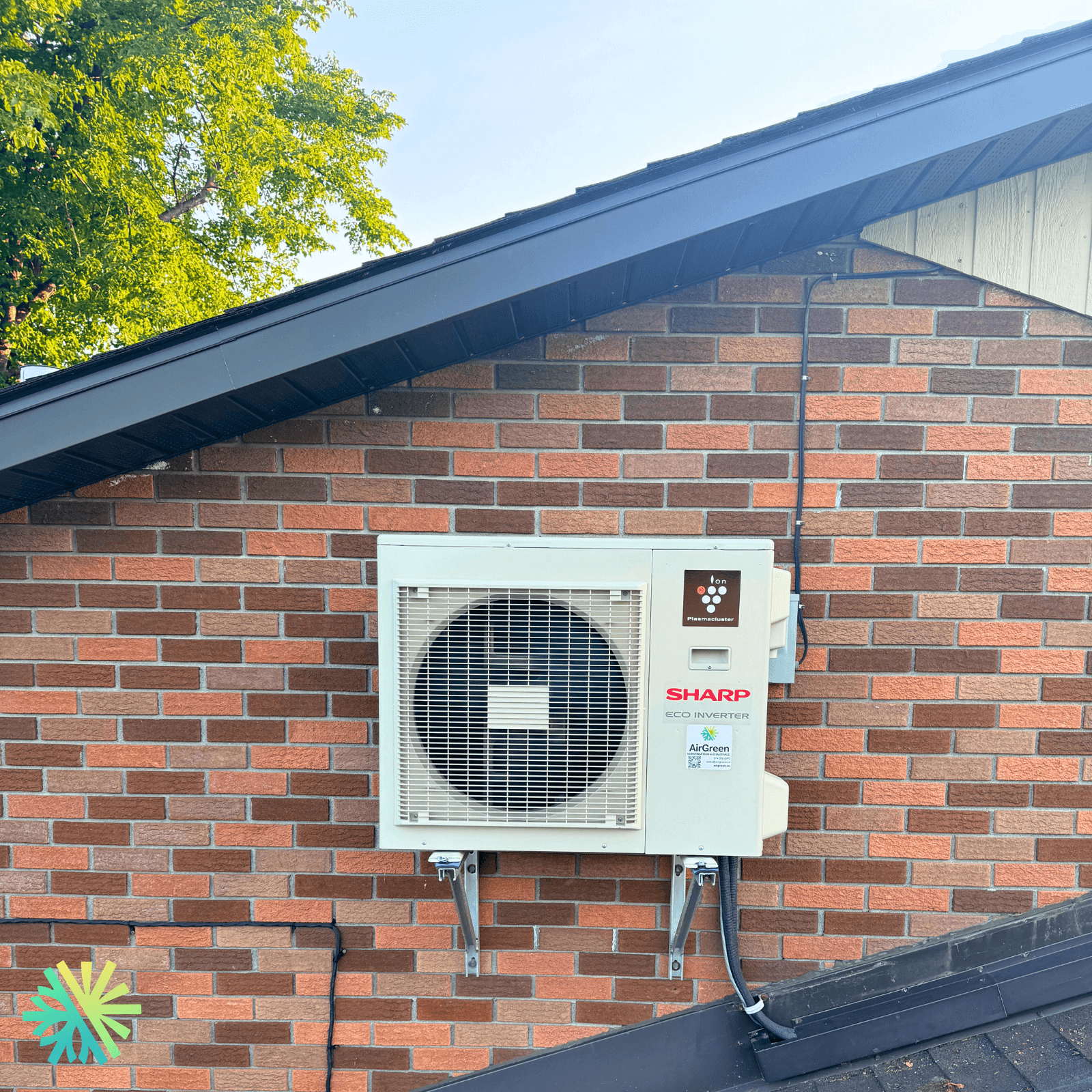 Installation d’une Thermopompe Murale Sharp ZHU à Laval – AirGreen ...