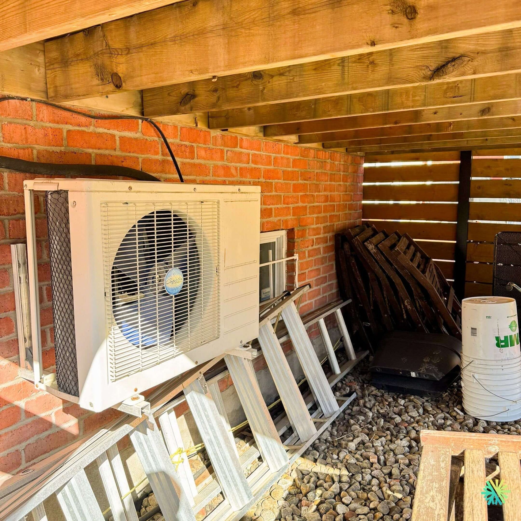 This Client Wanted to Completely Hide Her Outdoor Unit – We Took on th ...