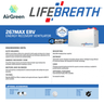 LIFEBREATH 267 MAX ERV Air Exchanger Montreal, Laval, Longueuil, South