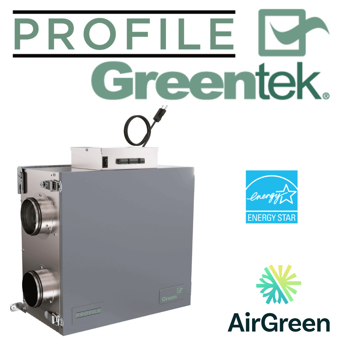 GreenTek PROFILE P 0.7E Air Exchanger Montreal Laval Longueuil Rives ...