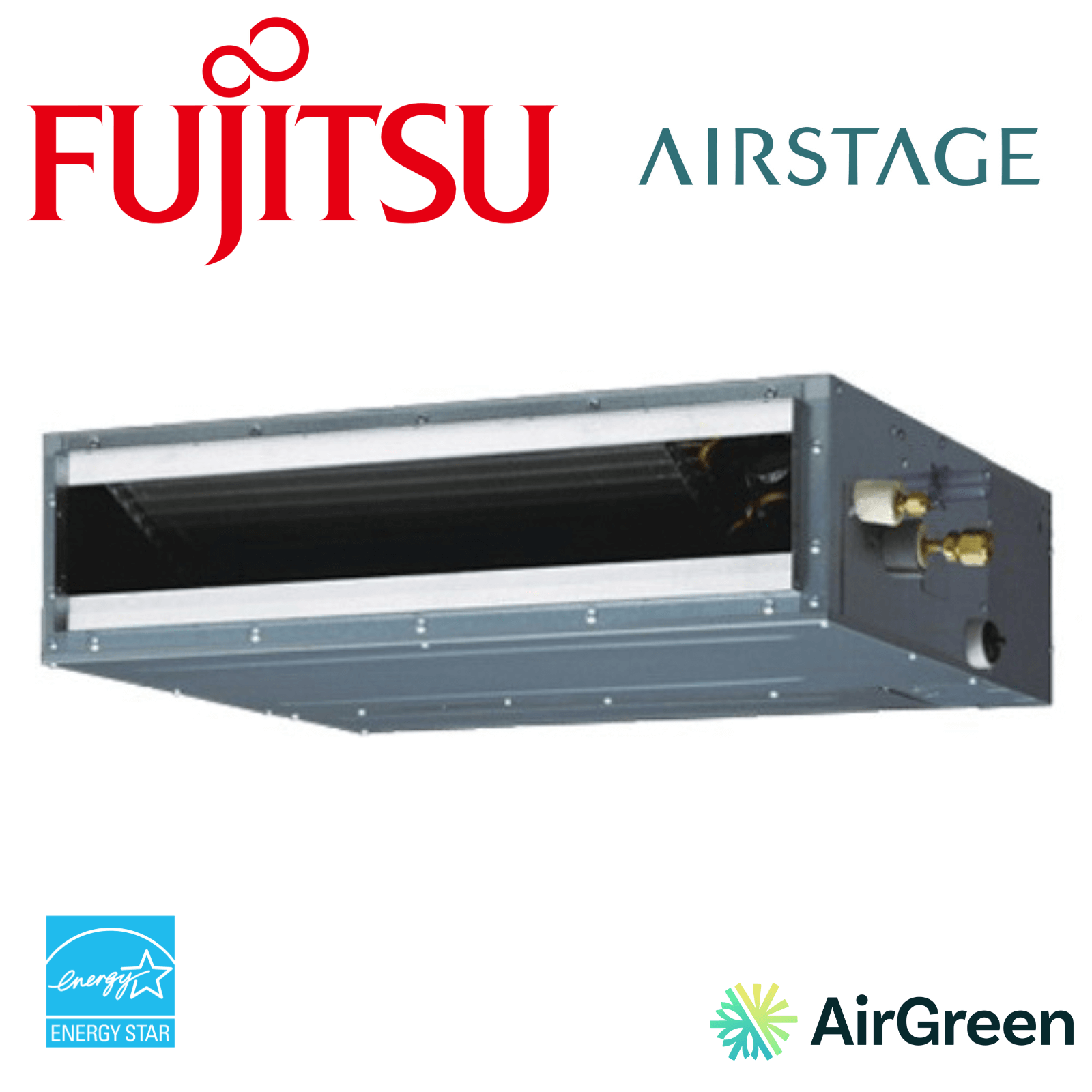 Slim Duct Fujitsu RLF | 18 000 BTU | Installation in Montreal, Laval