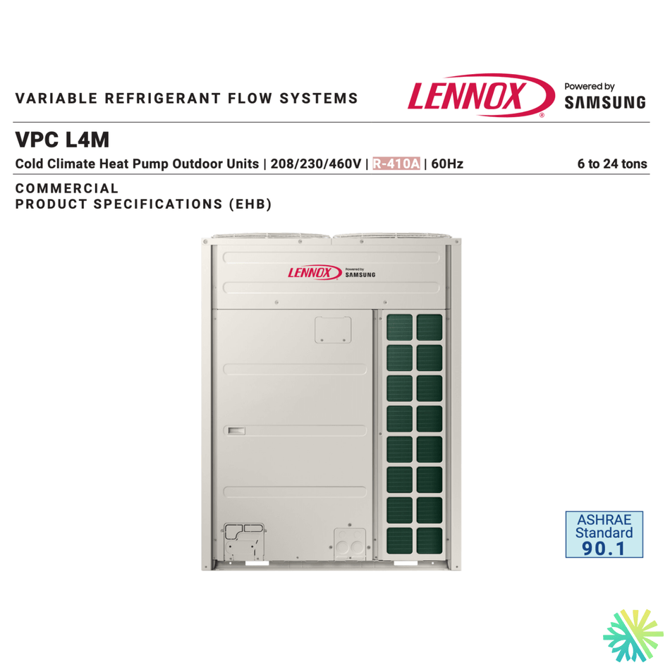 Lennox VRF Varix Extreme Cold Climate | 6 Ton | Parts by Samsung – AirGreen Climatisation ...