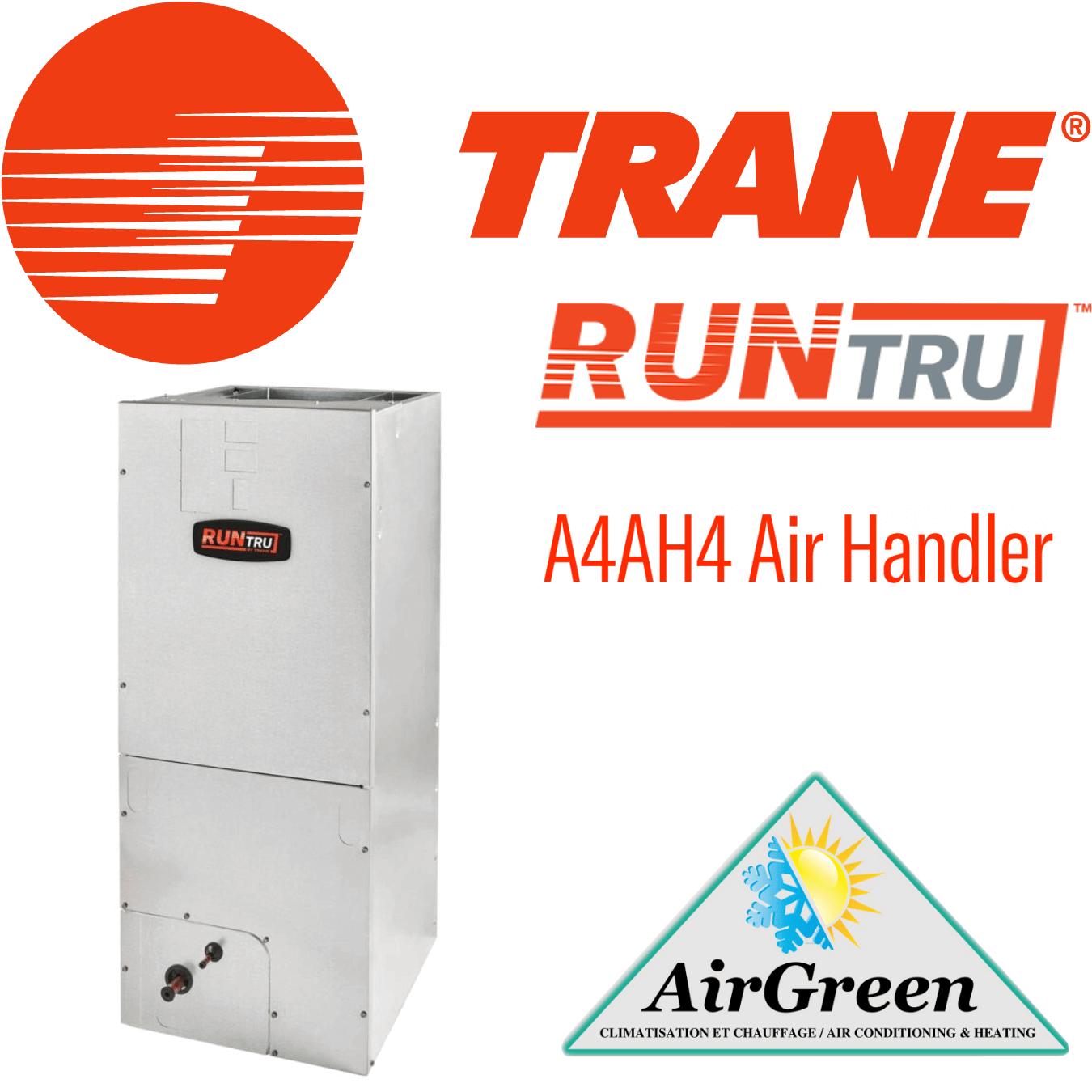 Installation Electric Furnace Trane RunTru 14 Seer 1.5 Ton Montreal