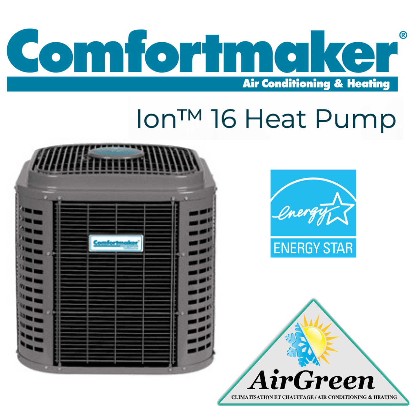 Thermopompe Centrale Comfortmaker CHS6 de 2 Tonnes Installation Montréal